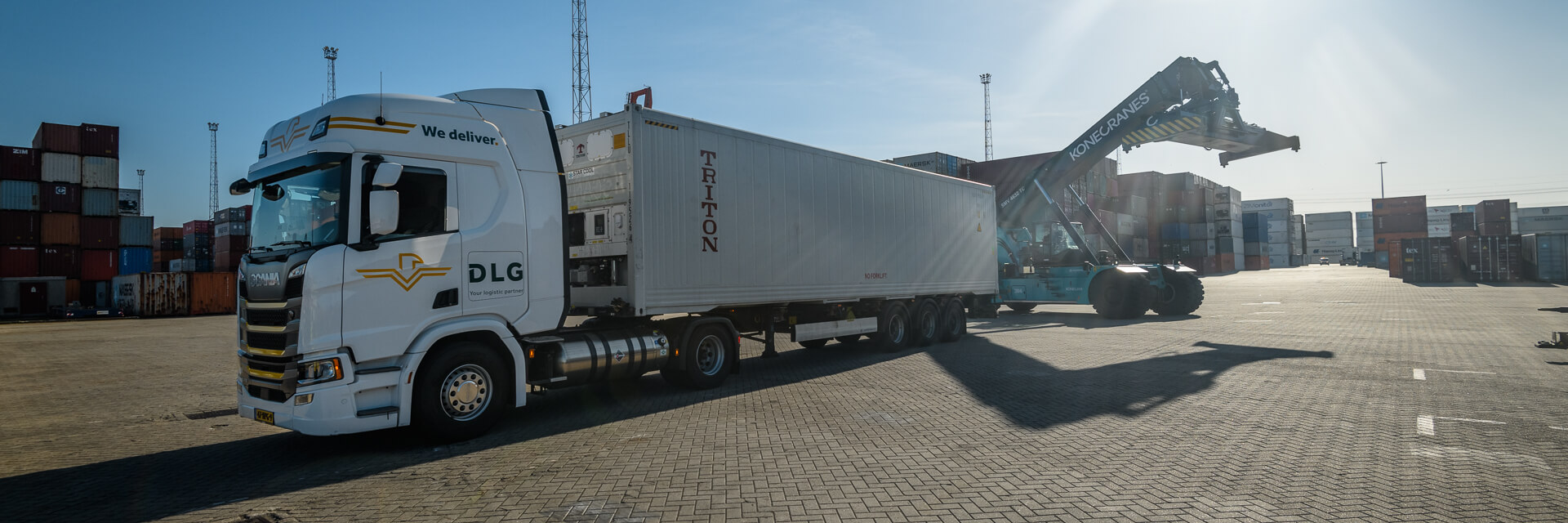 Sea container transport: speed, flexibility and reliability | DLG - DLG